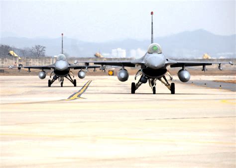 Mustangs Launch Sorties During Penore Osan Air Base Article Display