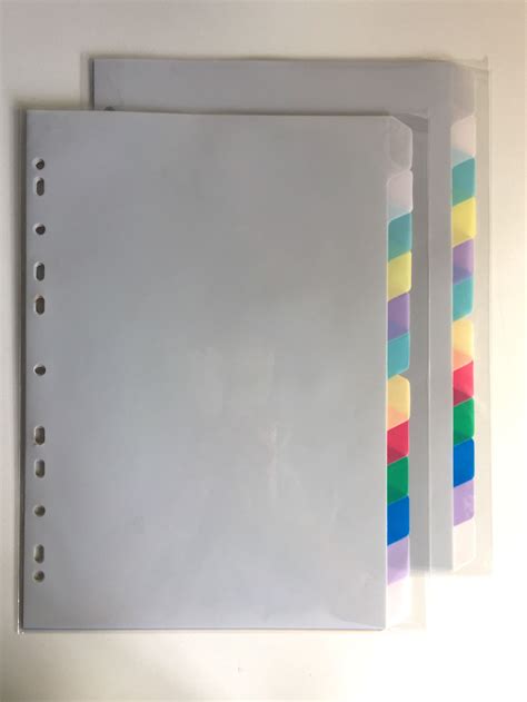 File Divider Hobbies Toys Stationary Craft Stationery Babe Supplies On Carousell