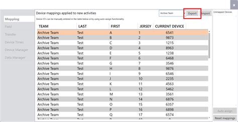 How To Import Export Device Mappings Catapult Support