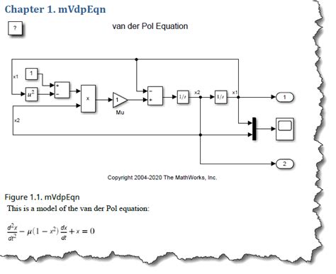 Generating Reports For A Simulink Model Including Latex Equations Guy