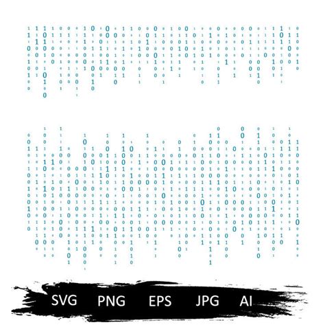 Matrix Svg Abstract Matrix Pattern Svg Binary Computer Code Background Svg Numbers Svg