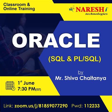 Sunil Macherla On Linkedin Oracle Plsql Sql Administration Course Software Education