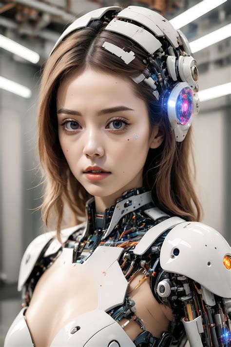 ai 생성 여성 싸이 보 그 기계적 인조 pixabay의 무료 이미지