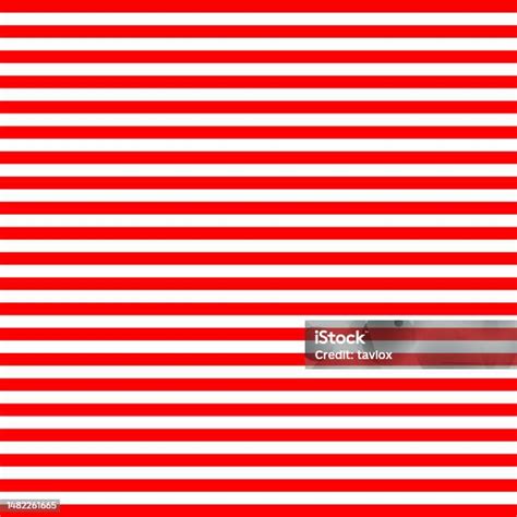 빨간색과 흰색 줄무늬 배경 벡터 그림입니다 흰색 빨간색 줄무늬입니다 화이트 레드 이음매없는 패턴입니다 세로 줄무늬 배경입니다