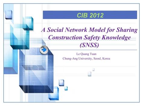 A Social Network Model For Construction Safety Knowledge Sharing Pdf