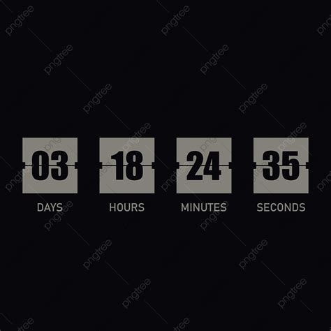 Countdown Timer Clock Vector Hd Images Flip Countdown Clock Counter