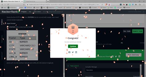 Hackerrank Sql Certificat 3 Star