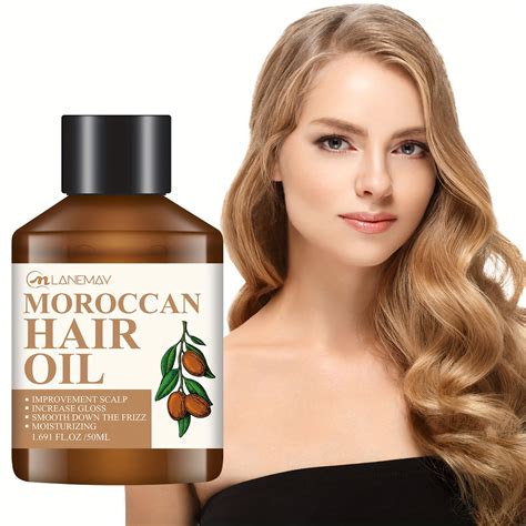 모로코 헤어 오일 트리트먼트 50ml 남녀공용 아르간 오일 함유 일반적인 머리 타입에 적합 두피 개선 및 부드러운