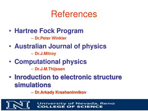 Ppt Restricted And Unrestricted Hartree Fock Method Powerpoint Presentation Id1303678