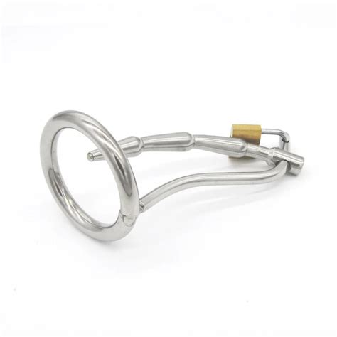 Urethral Sounding Chastity Cage Stainless Steel Urethral Cock Cage