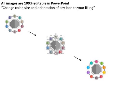 Ten Staged Circle Business Process Diagram Flat Powerpoint Design PowerPoint Presentation
