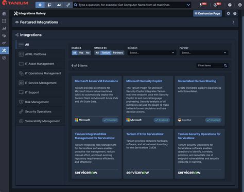 Introducing The Tanium Integrations Gallery For Tanium Cloud Discover Deploy And Manage Joint
