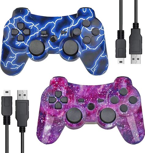 Takesh Wireless Controller For Ps3 Upgraded Joystick Motion Gamepad Double Shock