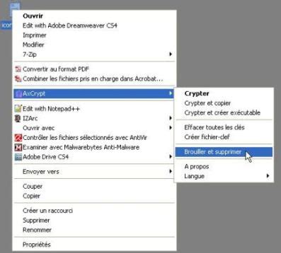 Comment supprimer définitivement un fichier Blog Iconet fr