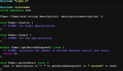 Solved Complete Timercpp And Binary Vslinearcpp Take A Look