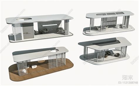 现代创意廊架su模型下载【id1121268748】知末su模型网