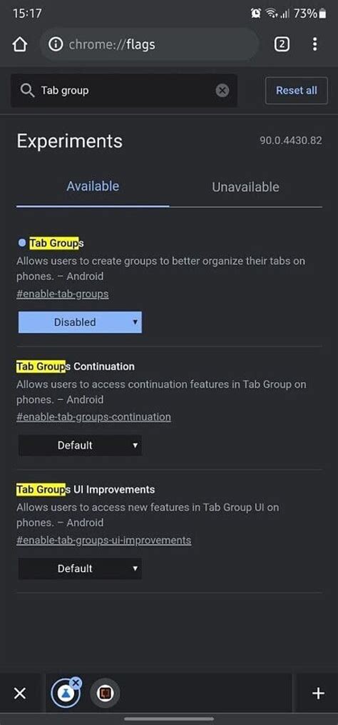 Update Disabled How To Turn Off Google Chrome For Android S Grid View For Tabs