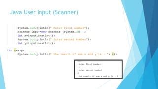 Java Input Scanner PDF Programming Languages Computing