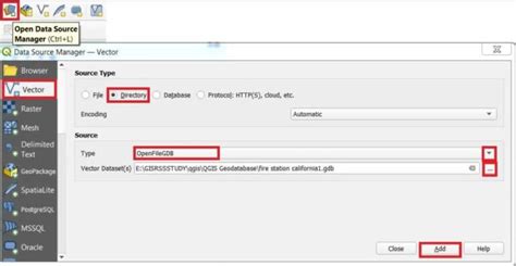 Create Geodatabase In QGIS Open ESRI Geodatabase GISRSStudy