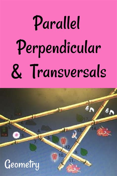 Parallel Lines Perpendicular Lines And Transversals Time Flies Edu