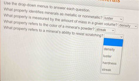 solved ais use the drop down menus to answer each question [algebra