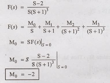 Inverse Laplace Transform Inverse Laplace Transform Using Partial Fraction Expansion Inverse