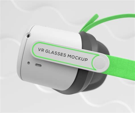 premium psd view of three dimensional virtual reality glasses