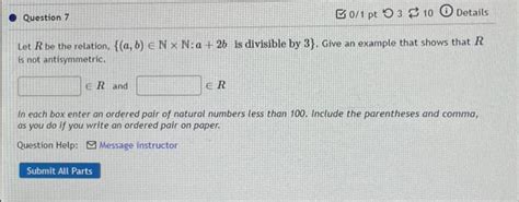 Solved Let R Be The Relation A B NN A B Is Divisible Chegg