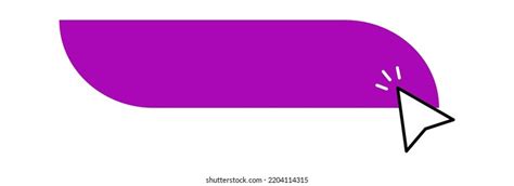 click button cursor web design element stock vector royalty free