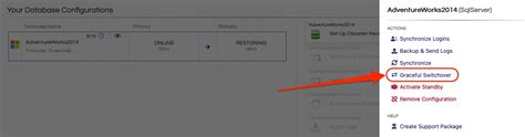 SQL Server Graceful Switchover Dbvisit Support