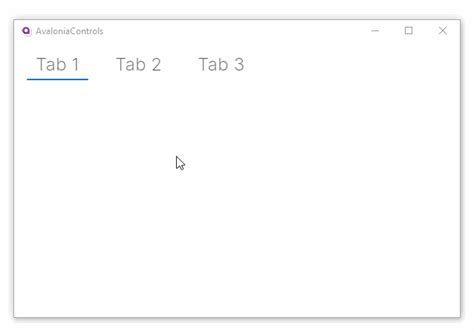 Tabstrip Avalonia Docs