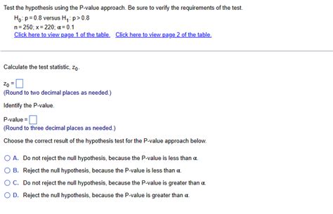 Solved Test The Hypothesis Using The P Value Approach Be