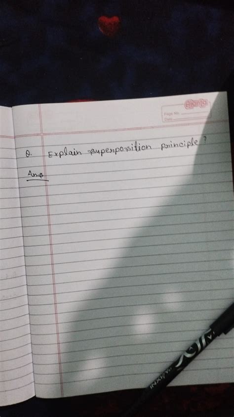 Afpagesq Explain Superposition Principleans Filo