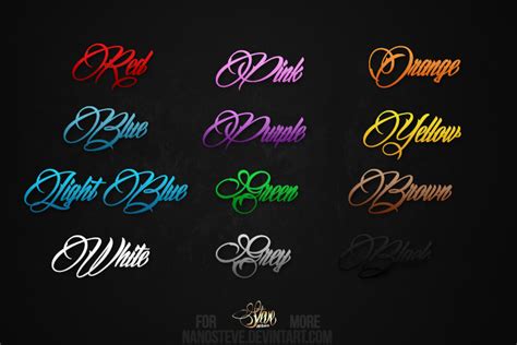 Basic Layer Styles By NanoSteve On DeviantArt