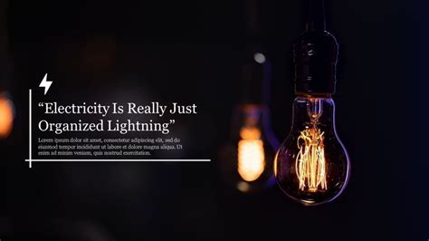 Innovative Electricity Background For Ppt Presentation Background For