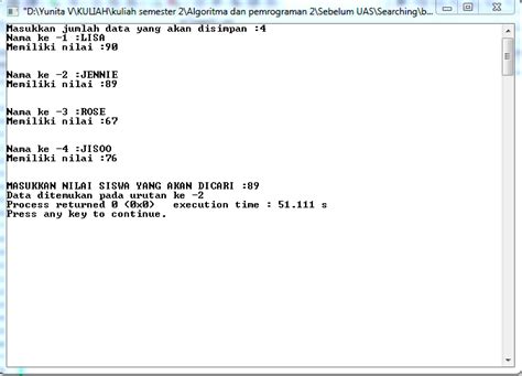 yunitaa s creations algoritma dan pemrograman 2 binary search