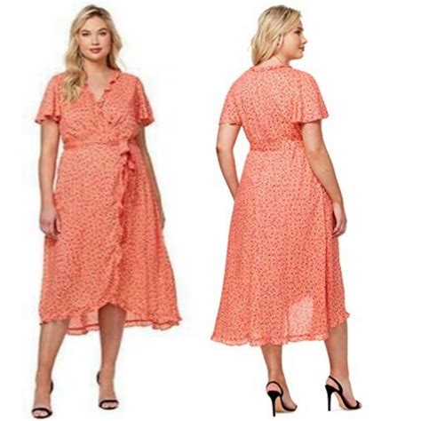 Jessica Simpson Dresses Jessica Simpson Plus Size Shay Floral Lap Dress Poshmark