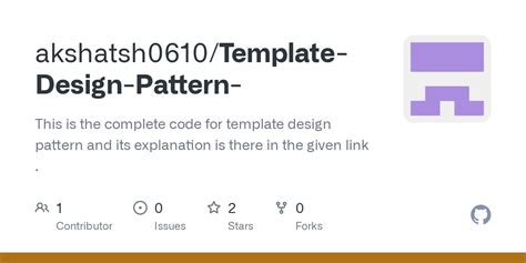Github Akshatsh0610template Design Pattern This Is The Complete