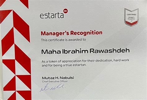 Maha Ibrahim Rawashdeh On Linkedin After One Year Of Working In