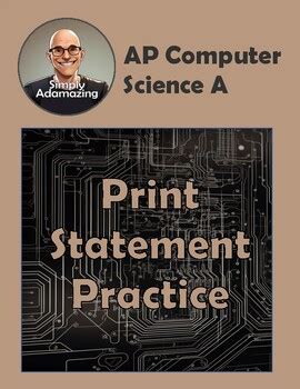 Print Statement Practice By Simply Adamazing TPT