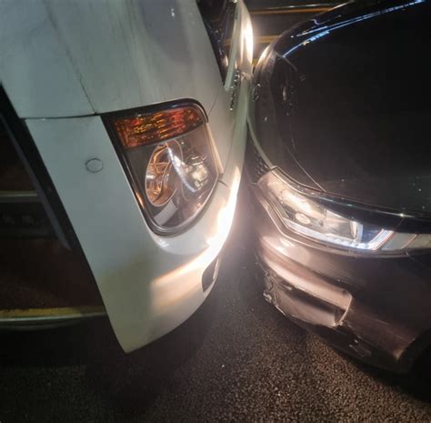 음주운전 20대반대편 Brt 진입해 관광버스 추돌