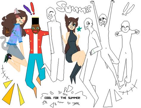 Pixilart Cool For The Summer Collab By Flamingoesrhawt