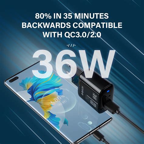 Jual Kivee Charger Type C Fast Charging W Kv Ae Black Dual Output For Ios And Android