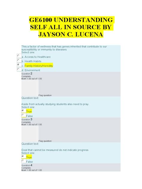 ge6100 understanding self all in source by jayson c lucena pdf