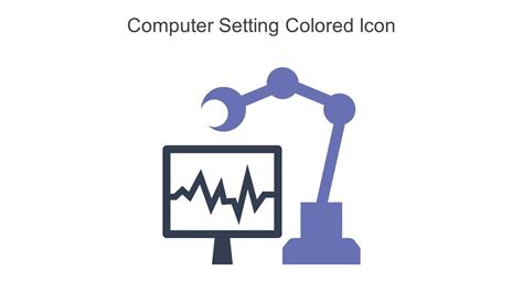 Computer Setting Colored Icon In Powerpoint Pptx Png And Editable Eps Format Ppt Template