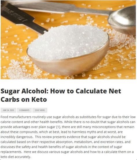 How To Calculate Carbs In A Recipe When Using Sugar Substitutes Kitchen Recipes MrsSurvival How To Calculate Carbs In A Recipe When Using Sugar Substitutes Kitchen Recipes MrsSurvival