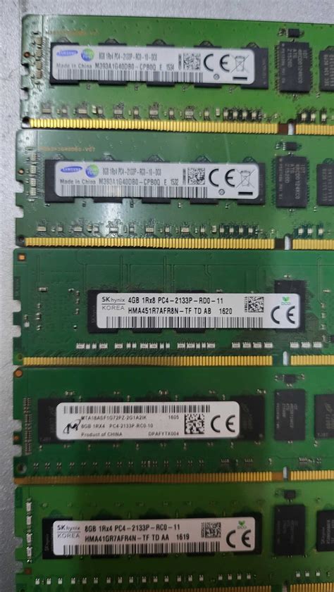 Оперативна пам'ять Samsung, Micro, hynix 8Gb DDR4 2133mhz для серверів ...