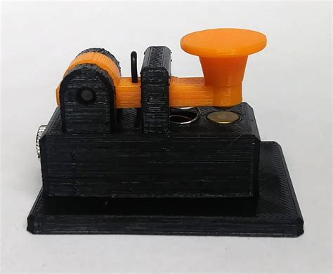Orange Nano Qrp Morse Code Key