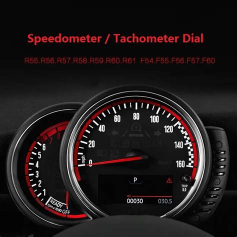 Car Styling Speedometer Tachometer Dial Sticker For Mini Cooper Jcw F54