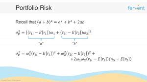 How To Calculate Portfolio Risk From Scratch Examples Included Fervent Finance Courses